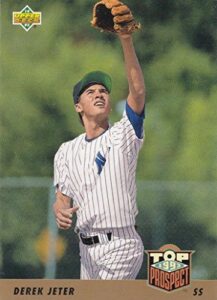 1993 upper deck mlb baseball mint top prospect rookie card 449 derek jeter m (mint)