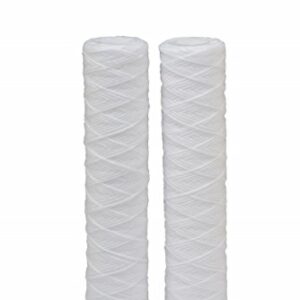 HDX HDX2SF4 String Wound Whole House Water Filter (2 pack): Reduces Sediment - 10 Micron Water Filter