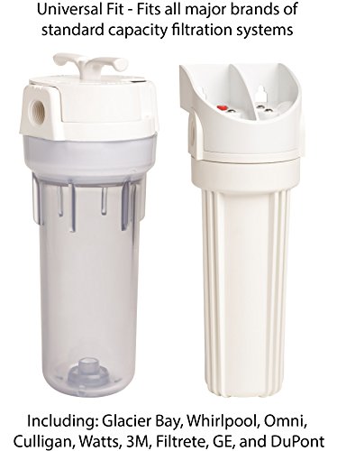 HDX HDX2SF4 String Wound Whole House Water Filter (2 pack): Reduces Sediment - 10 Micron Water Filter