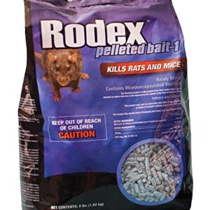 Rodex Warfarin 116348 Rodenticide Bait, Brown/A