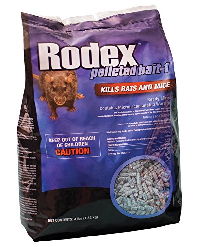 Rodex Warfarin 116348 Rodenticide Bait, Brown/A