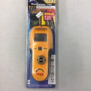 Zircon HD55 9 Volt 4-Mode Multiscanner for Finding Studs, Live Wire, or Metal w/ Backlit Display (Battery Not Included, Tool Only)