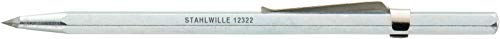 Stahlwille 77100001 Tungsten Carbide Scribing Iron - Straight Shape, Stable Shaft, Carbide Tip, Extremely Durable - Length 150mm, Weight 40g, Made in Germany