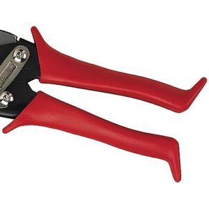 MIDWEST Aviation Snip - Left Cut Upright Tin Cutting Shears with Forged Blade & KUSH'N-POWER Comfort Grips - MWT-6900L