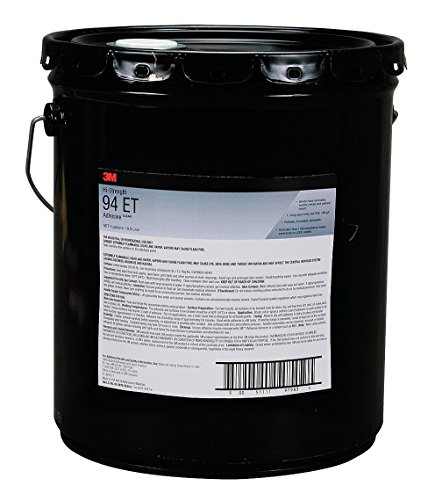 3M(TM) Hi-Strength 94 ET Adhesive Clear, 5 Gallon Pail, 1 per case