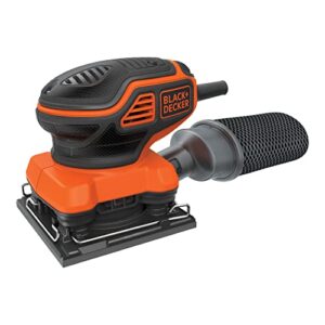 black+decker 2.0 amp electric 1/4 sheet orbit sander (bdeqs300)