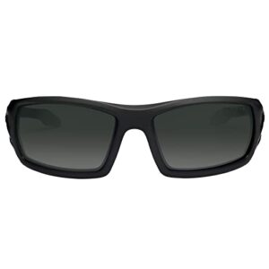 Ergodyne Skullerz Odin Safety Sunglasses, ANSI Z87 Impact Resistant, Durable Full Frame, Non Slip, Polarized, Anti Fog