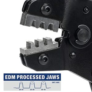 iCrimp SN-28B Dupont Crimping Tool for 3.96mm, 2.54mm, 2.5mm Pitch Dupont, JST XH VH Connectors, AWG 18 to 28