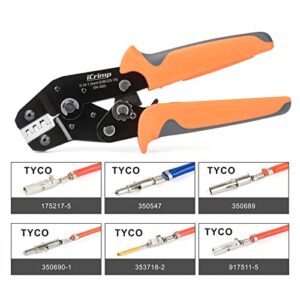 iCrimp SN-48B Pin Crimping Tools 3.96/4.8/5.08/6.3 mm 26-16AWG Crimper 0.14-1.5mm² for Dupont & JST-SM Molex Connectors and Terminals