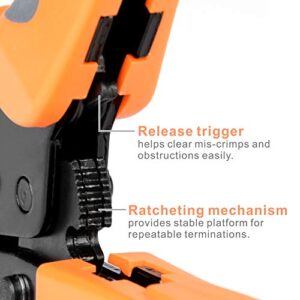 iCrimp SN-48B Pin Crimping Tools 3.96/4.8/5.08/6.3 mm 26-16AWG Crimper 0.14-1.5mm² for Dupont & JST-SM Molex Connectors and Terminals