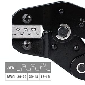 iCrimp SN-48B Pin Crimping Tools 3.96/4.8/5.08/6.3 mm 26-16AWG Crimper 0.14-1.5mm² for Dupont & JST-SM Molex Connectors and Terminals