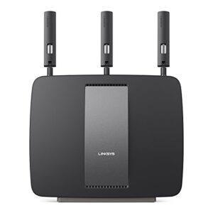 linksys ac3200 tri-band smart wi-fi router with gigabit and usb, designed for device-heavy homes, smart wi-fi app enabled to control your network from anywhere (ea9200)