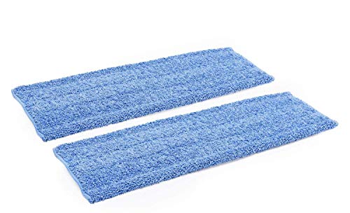 Microfiber Wholesale 20" Premium Microfiber Wet Mop Pad (2 Pack) | Refills for Professional Microfiber Mop Sold Before 10/19