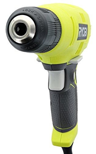 Ryobi D43K 5.5 Amp 3/8 Inch 1,600 RPM Variable Speed Trigger Corded Power Drill