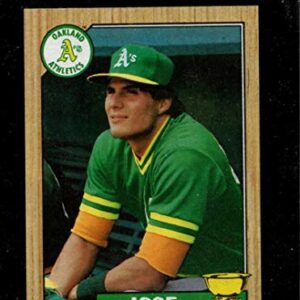 1987 Topps #620 Jose Canseco - Oakland Athletics MLB