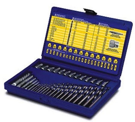 Irwin Hanson 35-pc Screw Extractor Drill Bit Set