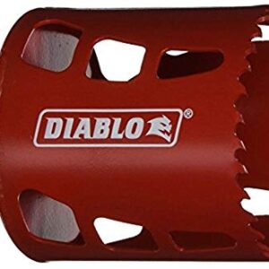 Freud DHS2500 Diablo High Perf Hole Saw Wood,Plastic,Alum,Metal&SS,2-1/2"x2-3/8"