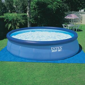 Intex 18ft X 48in Easy Set Pool Set with Filter Pump, Ladder, Ground Cloth & Pool Cover