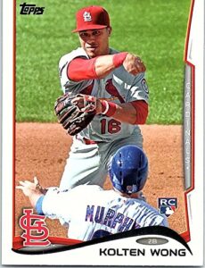 2014 topps #46 kolten wong nm-mt rc rookie cardinals