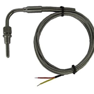 K Type Thermocouple Temperature Sensors for Exhaust Gas Temperature (EGT) with 1/8" NPT Adjustable Compression Fittings