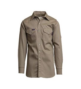 lapco fr inkws-17 l flame resistant welder's shirts