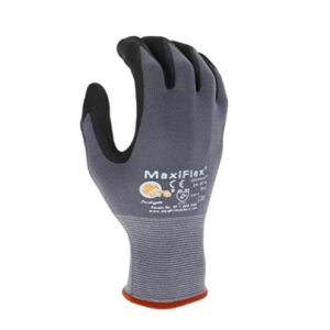 34-874 MaxiFlex Ultimate Nitrile Grip Work Gloves Sizes S-XL (Extra Large), (Pack of 3)