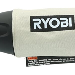 Ryobi RS290G 2.6 Amp 12,500 OPM Single Speed 5 Inch Hook and Loop Corded Random Orbit Sander w/ 3 Pads and Dust Bag