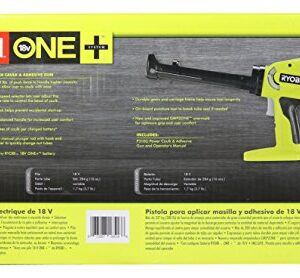 Ryobi P310G 18v Pistol Grip Variable Discharge Rate Power Caulk and Adhesive Gun (Tool Only, Holds 10 Ounce Carriage)