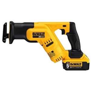 dewalt 20v max* cordless reciprocating saw kit, 5 amp-hour battery (dcs387p1)