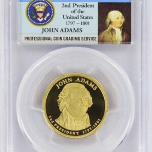 2007 Adams Presidential S Proof Presidential Dollar PR-69 PCGS