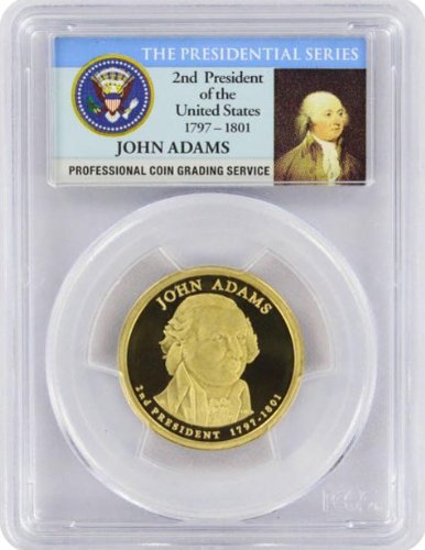 2007 Adams Presidential S Proof Presidential Dollar PR-69 PCGS