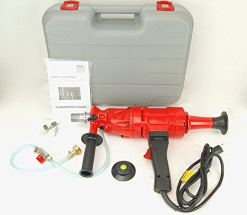 CORE DRILL PACKAGE DEAL 4Z1 2-SPEED CONCRETE CORING DRILL by BLUEROCK TOOLS COMES WITH 1", 2", 3", & 4" BITS