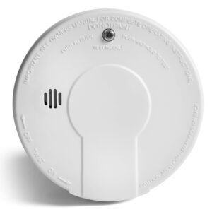 kidde smoke detector, 9-volt battery operated, ionization smoke alarm, battery included