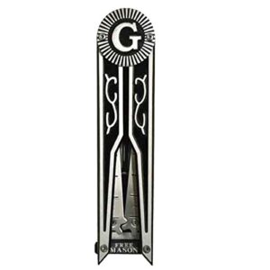 UNOSEKS TG,LLC Treasure Gurus Free Mason Seal G Square & Compass Folding Pocket Knife