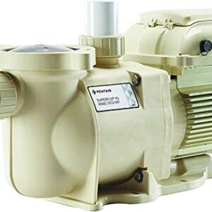 Pentair EC-342001 SuperFlo VS Variable Speed Pool Pump, 1 1/2 Horsepower, 115/208-230 Volt, 1 Phase - Energy Star Certified, Almond