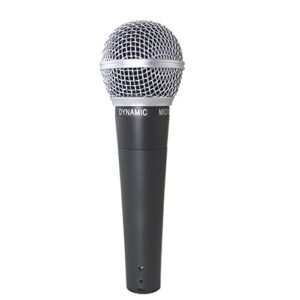 weymic wm58 classic style dynamic vocal instrument with clean sound, metal body microphone (not with cable)