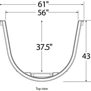 Wellcraft 5600 Polycarbonate Well Cover - Flat Cover