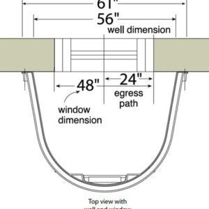 Wellcraft 5600 Polycarbonate Well Cover - Flat Cover