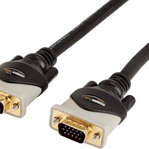 Amazon Basics VGA to VGA PC Computer Monitor Cable - 6 Feet (1.8 Meters)