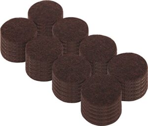 shepherd hardware 9873 1-inch heavy duty self-adhesive felt furniture pads, 48-count, brown