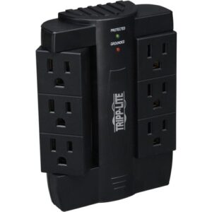 tripp lite protect it! swivel6 6-outlet surge suppressor - receptacles: 6 x nema 5-15r - 1500j