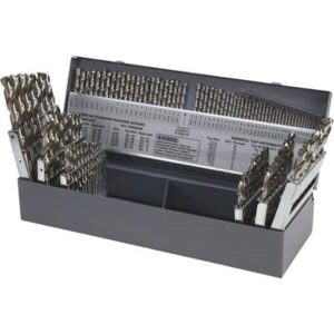 klutch high speed drill bit set - 115-pc.