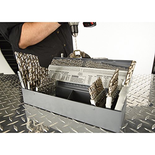 Klutch High Speed Drill Bit Set - 115-Pc.