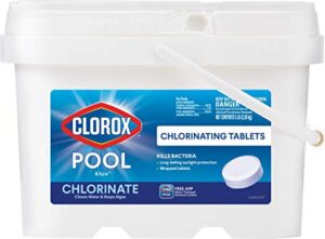 clorox pool&spa active99 3” chlorinating tablets 5 lb.