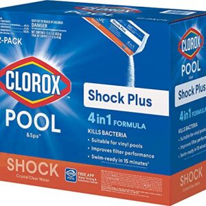 Clorox Pool&Spa 32312CLX Shock Plus, 12-Pound, White