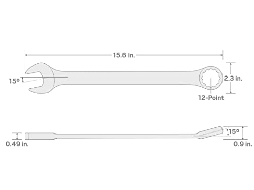 TEKTON 1-3/16 Inch Combination Wrench | 18269