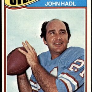 1977 Topps # 83 John Hadl Houston Oilers (Football Card) EX Oilers Kansas