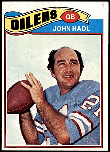 1977 Topps # 83 John Hadl Houston Oilers (Football Card) EX Oilers Kansas