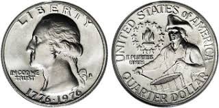 1976 Quarter Silver BU Brilliant Uncirculated Quarter Uncirculated US Mint