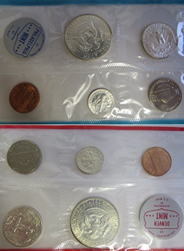 1964 Various Mint Marks Mint Set Perfect Uncirculated